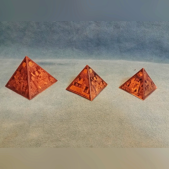 Art | Mini Decorative Brass Pyramids Figurines | Poshmark